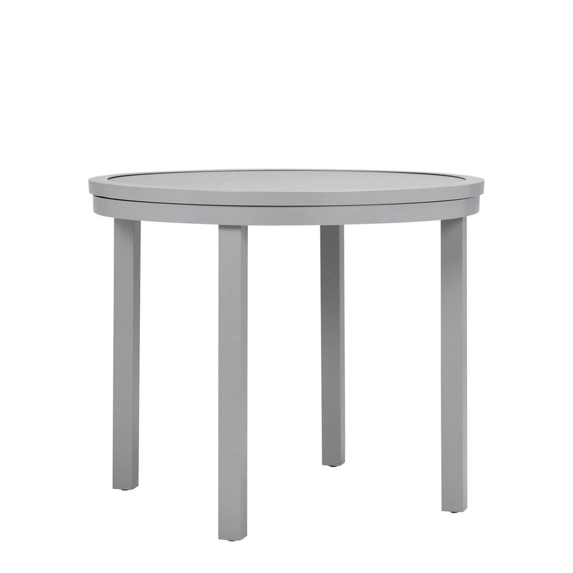 Koko II Ceramic Dining Table Round 90 - Silver – JANUS et Cie